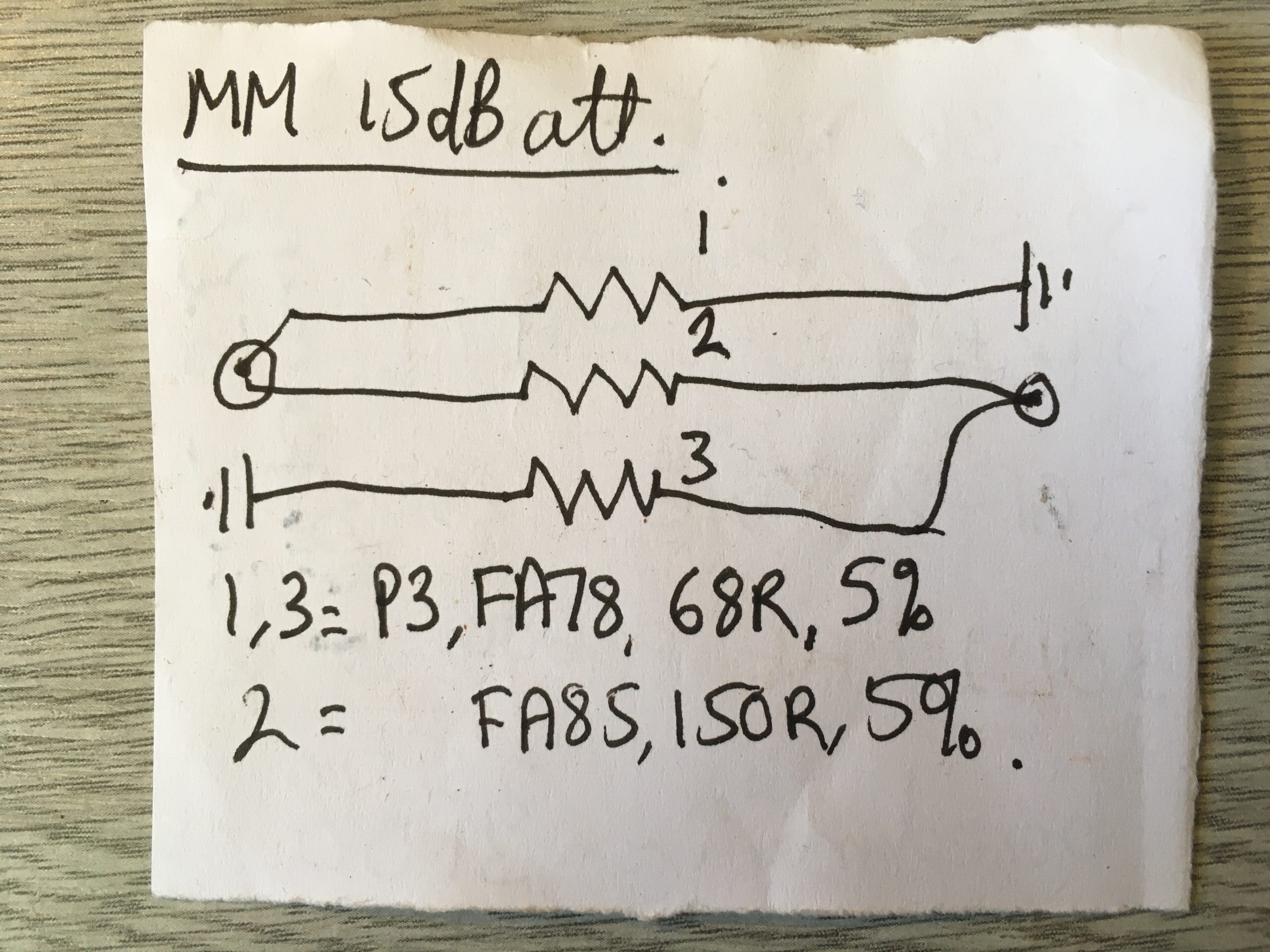 Microwave Modules 15dB Attenuator – M5POO…the website